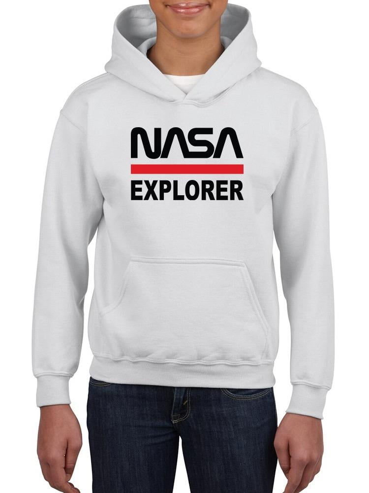 NASA Nasa Explorer Banner Hoodie Juniors -NASA Designs, Small - Walmart.com