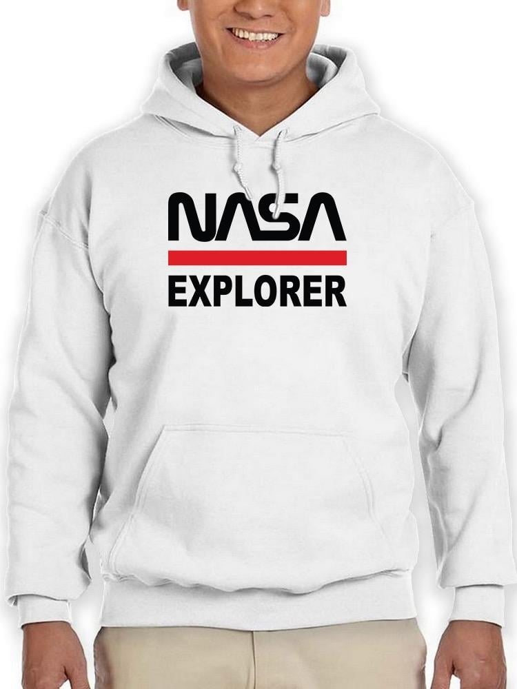 NASA Nasa Explorer Banner Hoodie Men -NASA Designs, Male Large ...