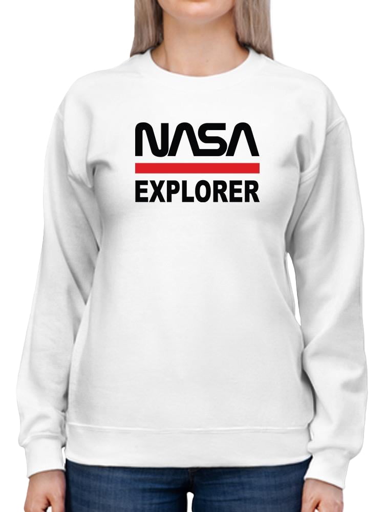 NASA Nasa Explorer Banner Sweatshirt Women -NASA Designs, Female 3X-Large - Walmart.com