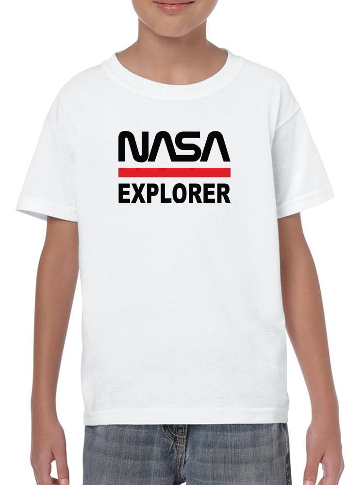 NASA Nasa Explorer Banner T-Shirt Juniors -NASA Designs, Large ...