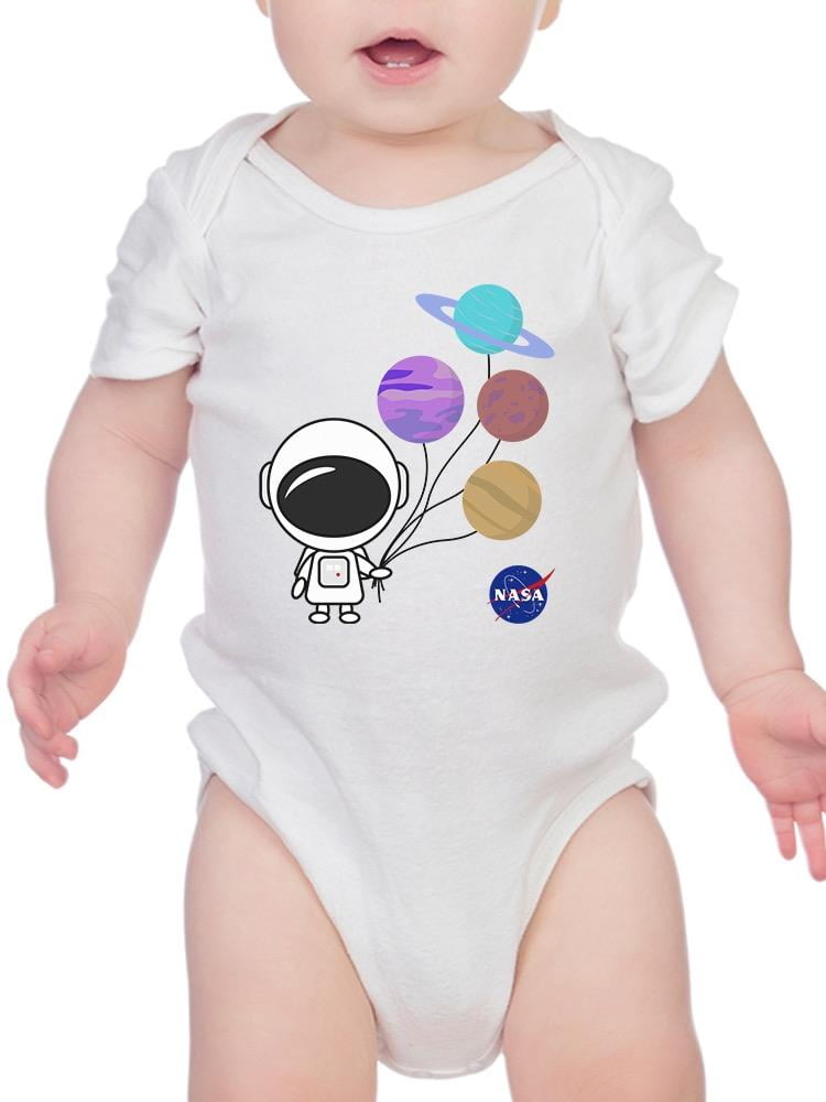 NASA Nasa Little Astronaut W Balloons Bodysuit Infant -NASA Designs, 6 ...