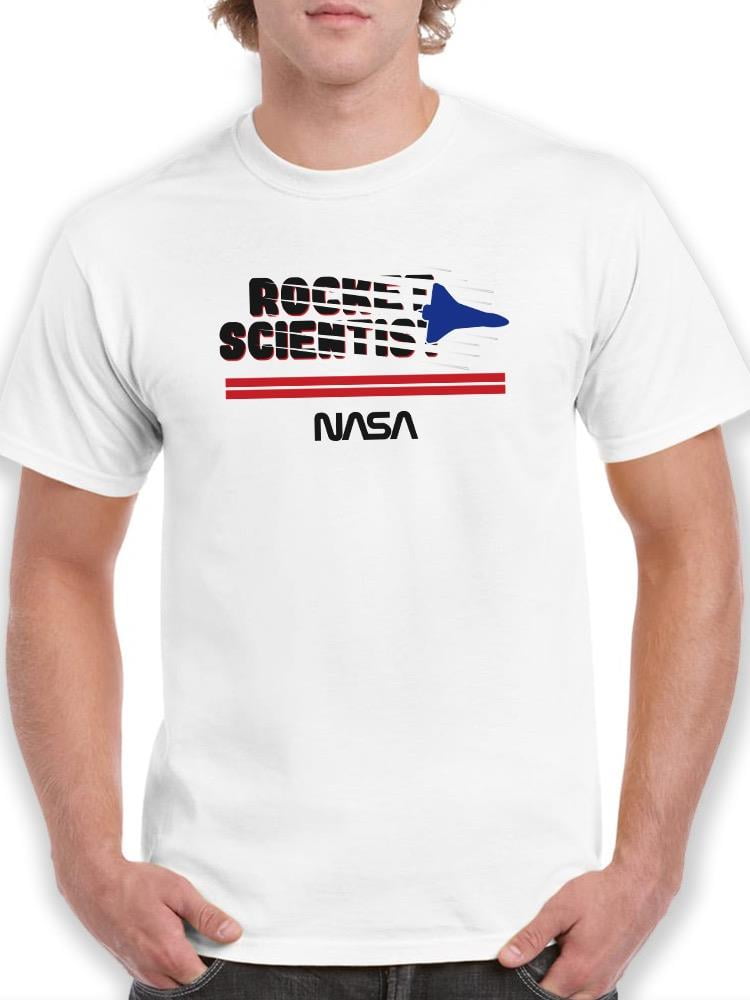 NASA Nasa Rocket Scientist Banner T-Shirt Men -NASA Designs, Male Large ...