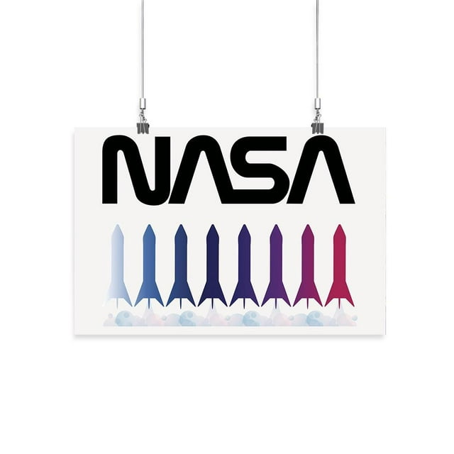 NASA Nasa Rocket Silhouettes Poster - NASA Designs, - Walmart.com