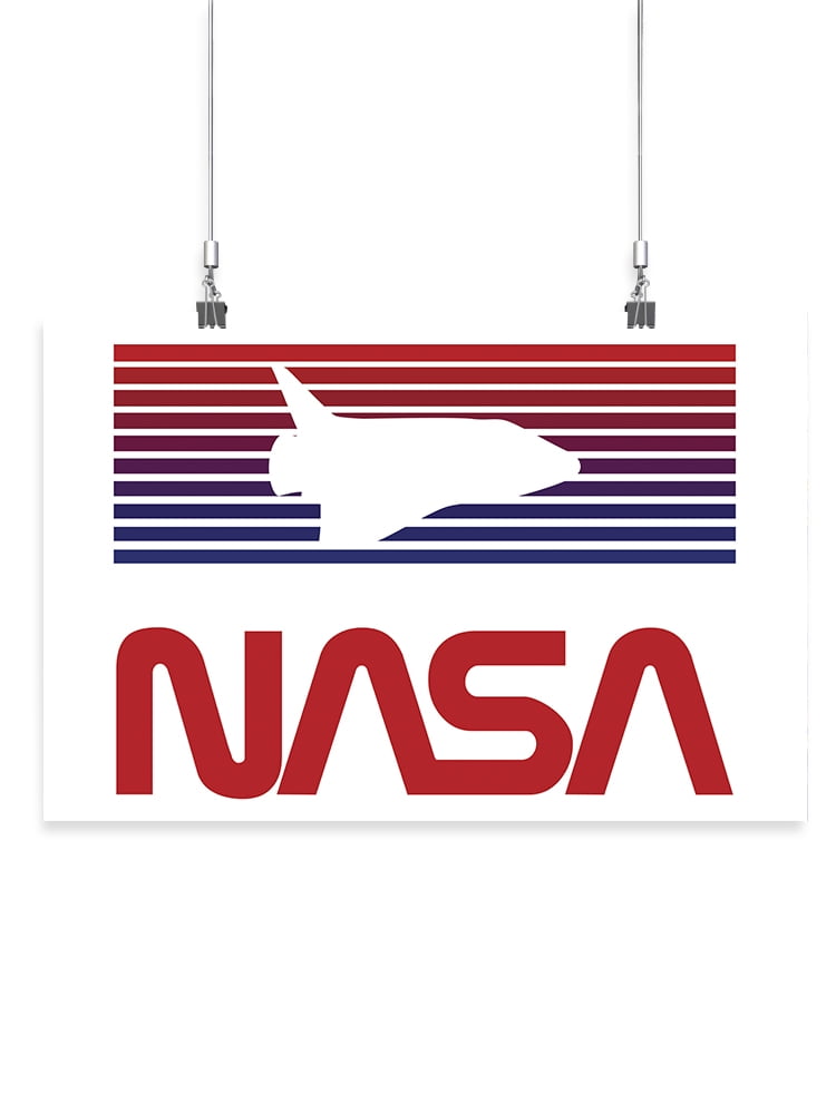 NASA Nasa Shuttle Over Dusk Poster - NASA Designs, - Walmart.com
