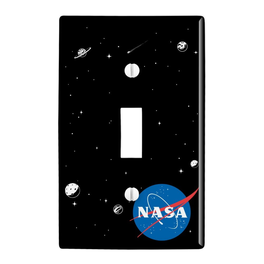 NASA Official Meatball Logo Plastic Wall Decor Toggle Light Switch ...