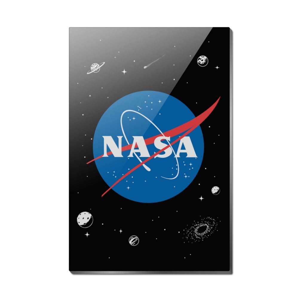 NASA Official Meatball Logo Rectangle Acrylic Fridge Refrigerator ...