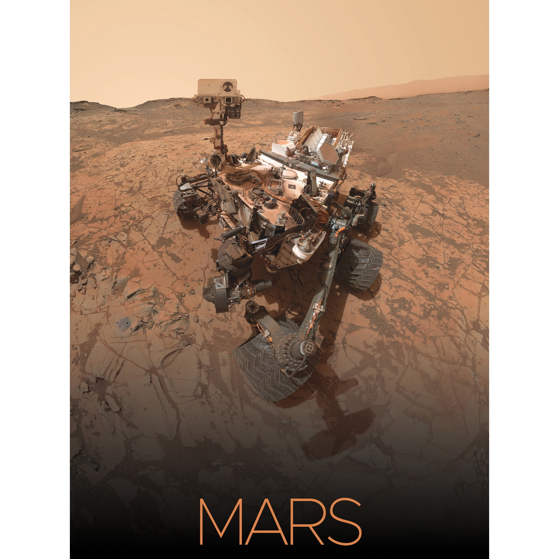 NASA Our Solar System Mars Curiosity Rover Self Portrait Extra Large XL ...