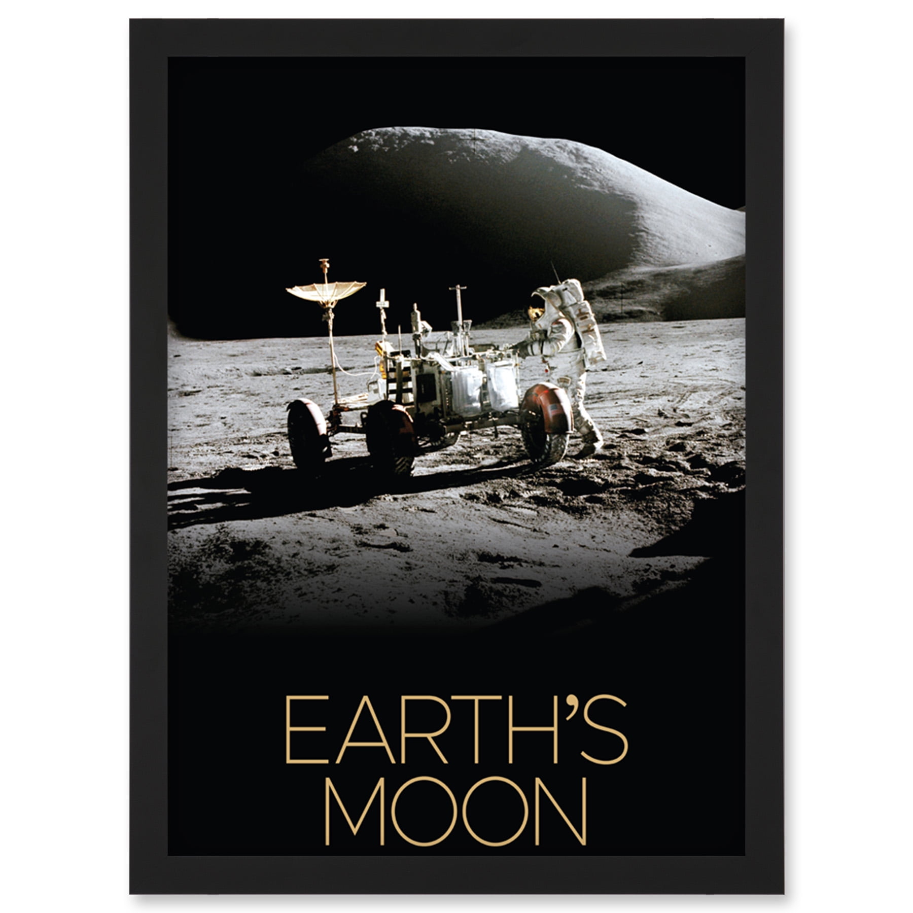 NASA Our Solar System Moon Lunar Roving Vehicle Apollo 15 Artwork ...