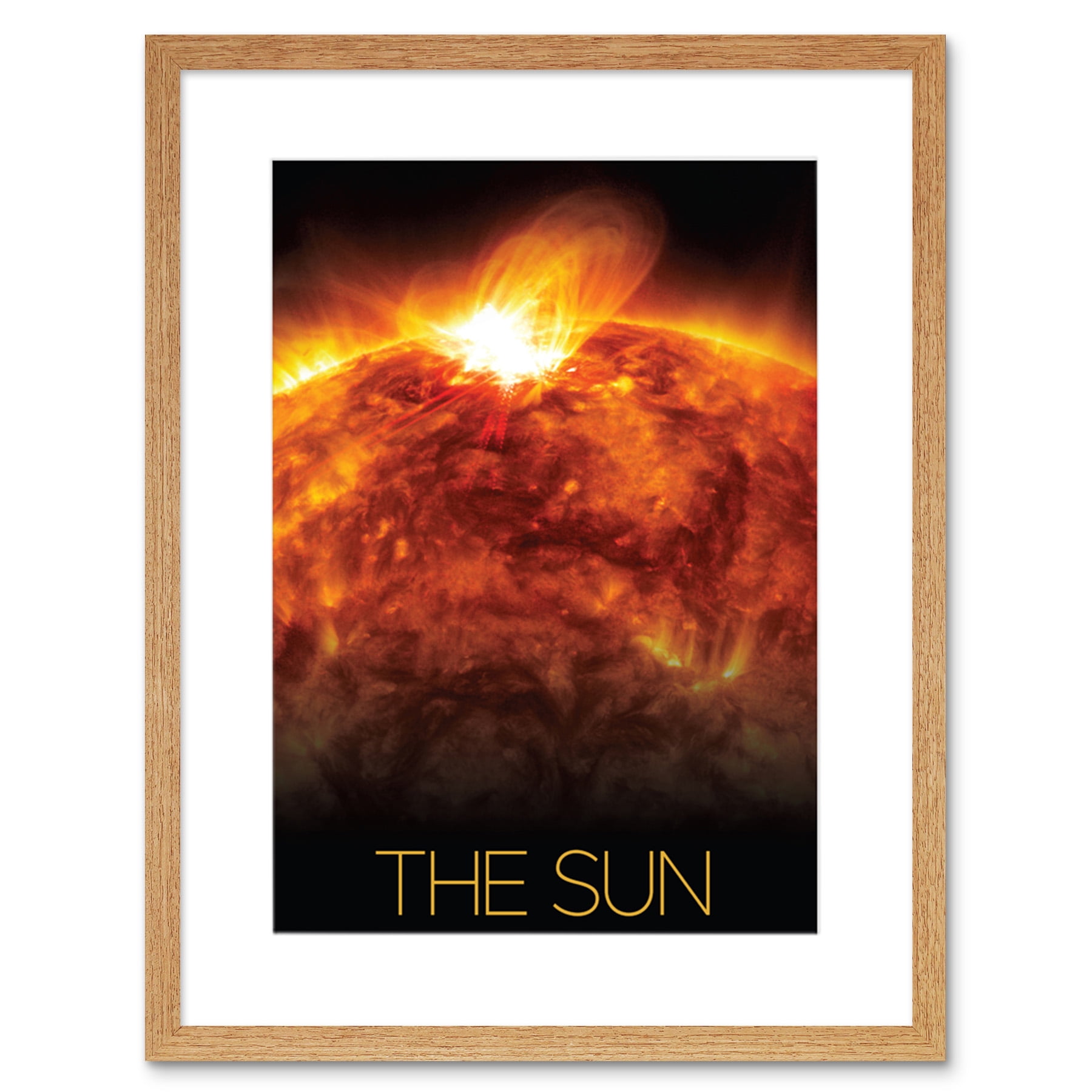 NASA Our Solar System The Sun Solar Flare Observatory Image Artwork ...