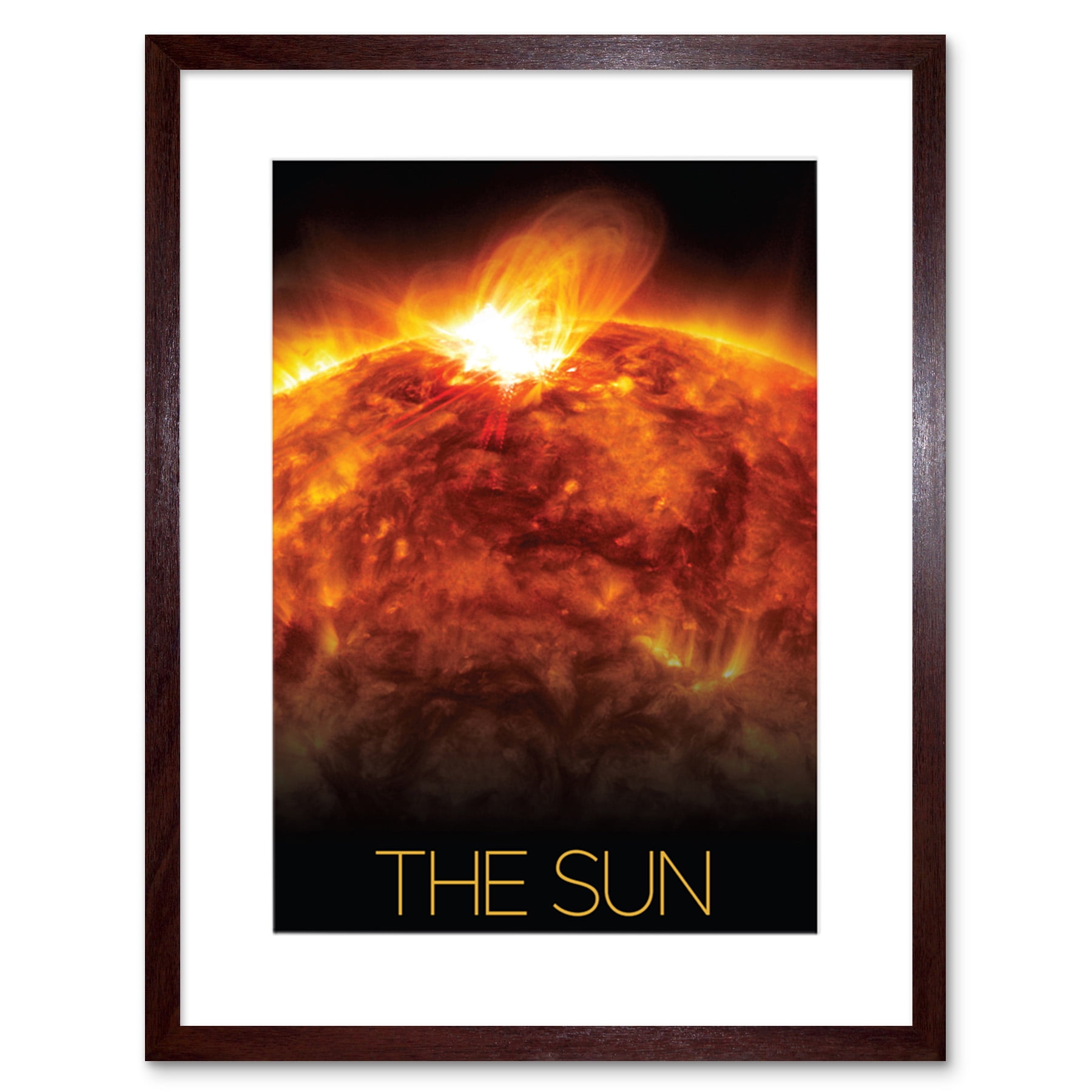 NASA Our Solar System The Sun Solar Flare Observatory Image Artwork ...