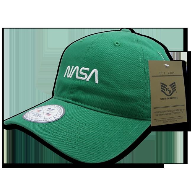 NASA Relaxed Caps, Worm, Kelly - Walmart.com