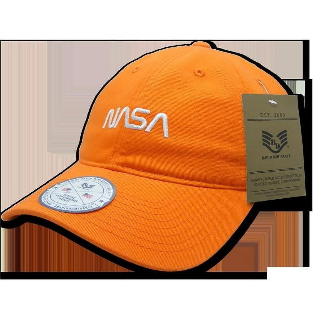 NASA Relaxed Caps, Worm, Orange - Walmart.com