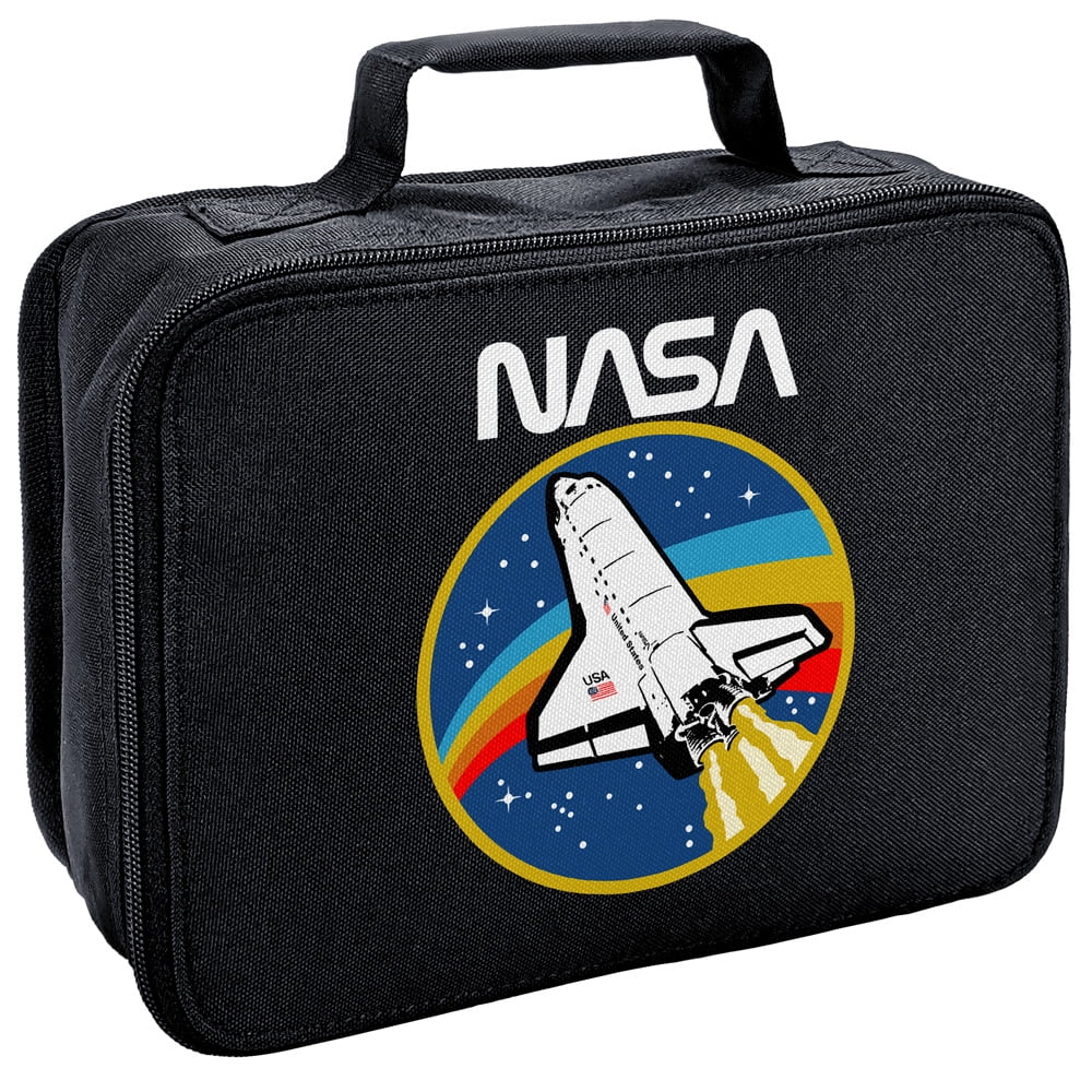 NASA Retro Shuttle Emblem Insulated Soft Sided Lunch Box - Reusable ...