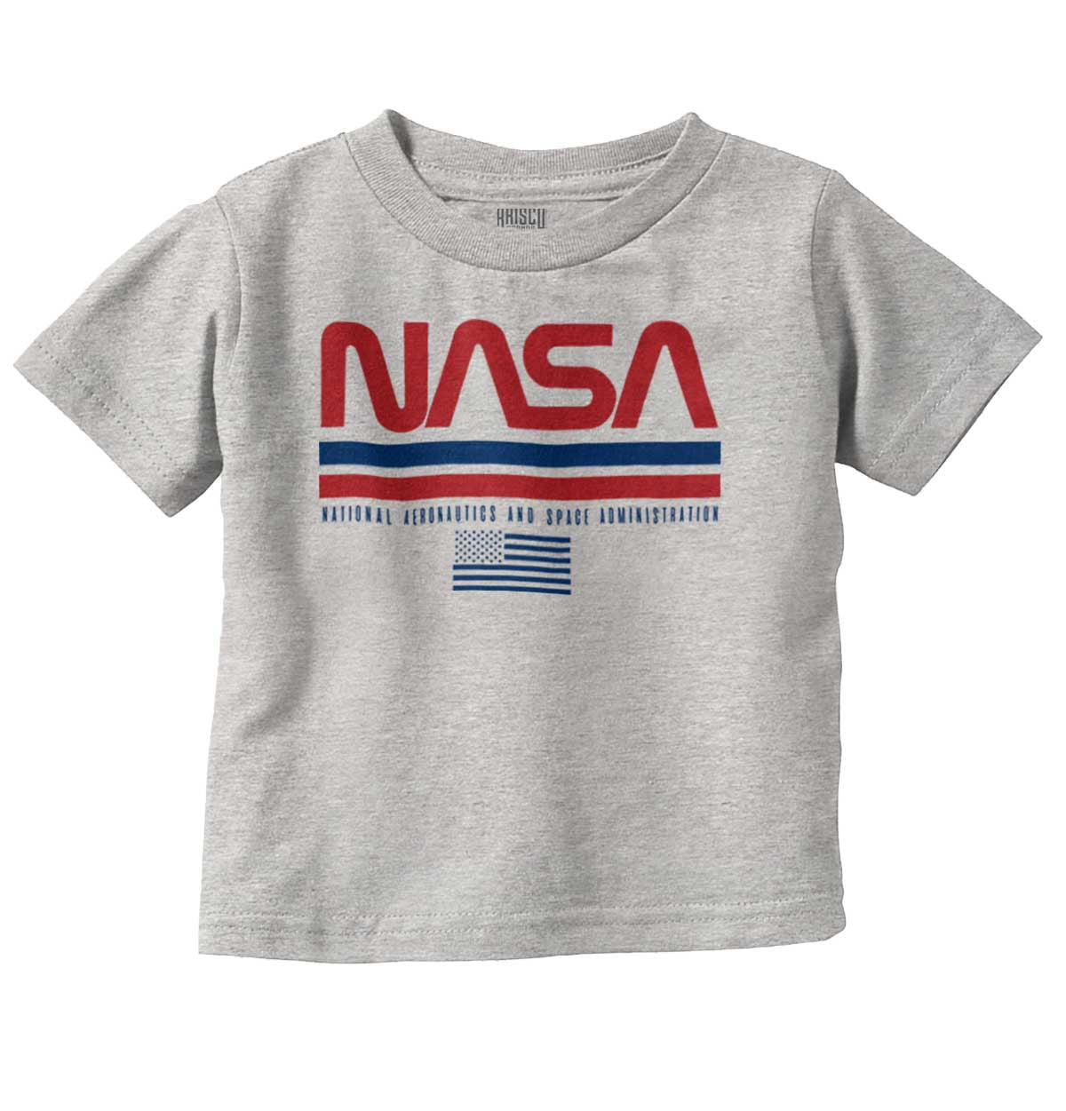 NASA Retro Worm Logo American Flag Toddler Boy Girl T Shirt Infant ...