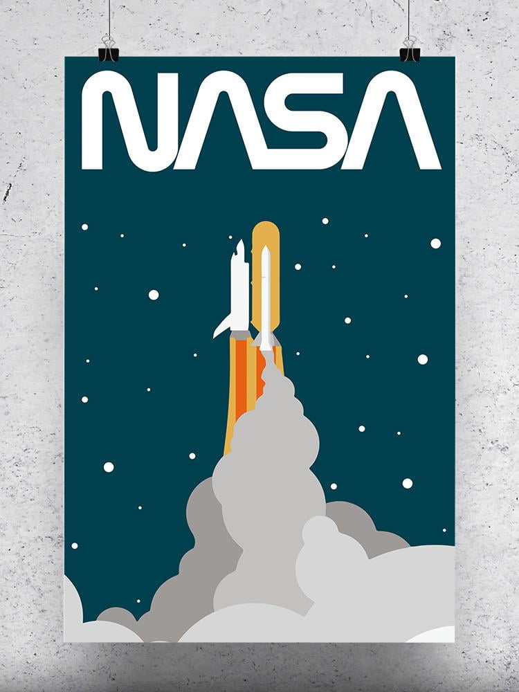 NASA Rocket Launch Poster - NASA Designs - Walmart.com