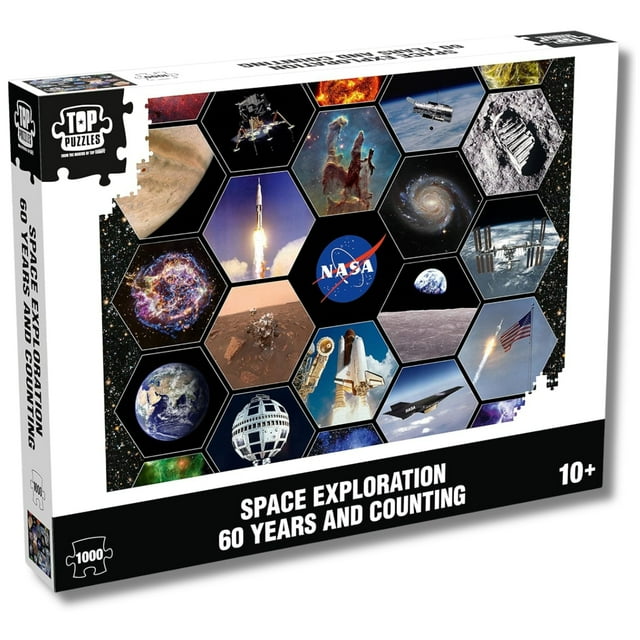 NASA Space Exploration 60 Years and Counting 1000 Piece Jigsaw Puzzle ...