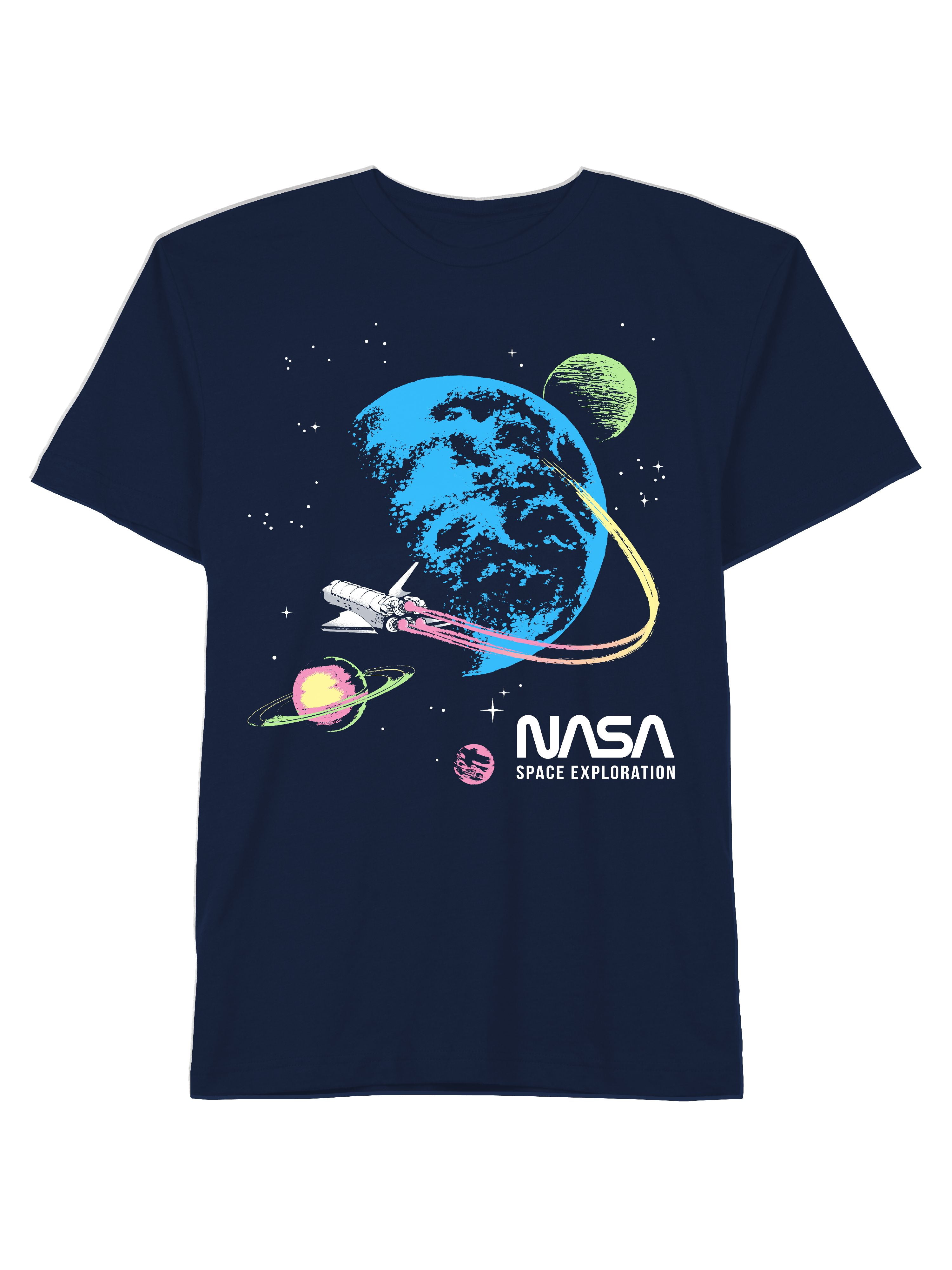 NASA Space Exploration Men's and Big Men's Graphic T-Shirt - Walmart.com