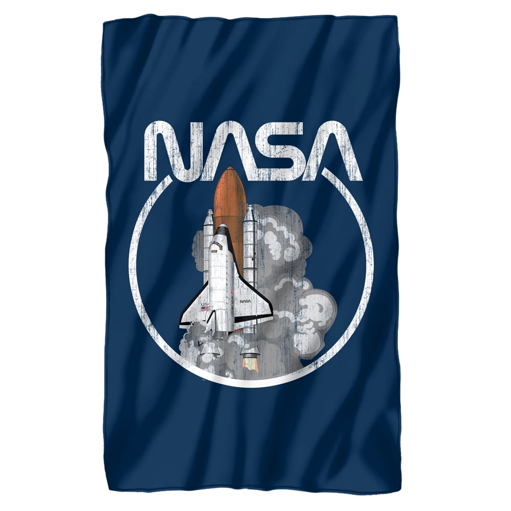 NASA Space Shuttle Fleece Blanket 36' x 58' - Walmart.com