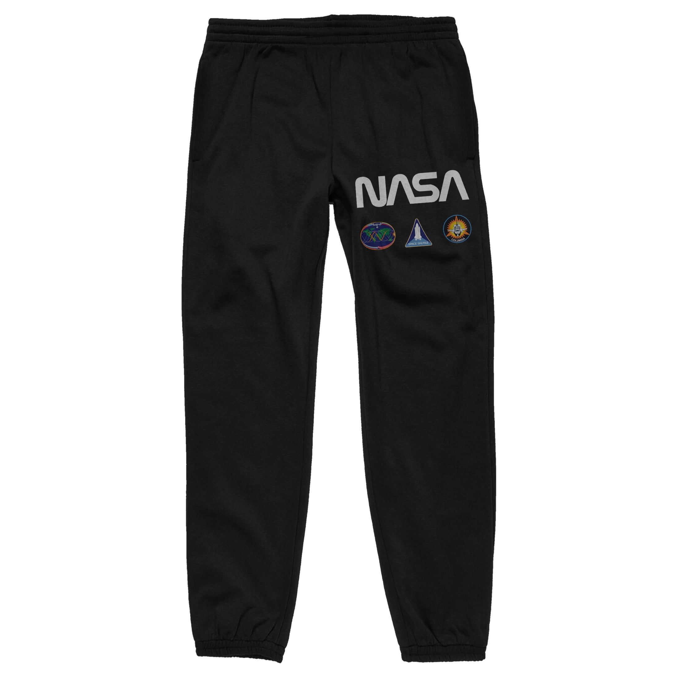 NASA Space Shuttle Logo Men's Black Jogger Pants-Medium - Walmart.com