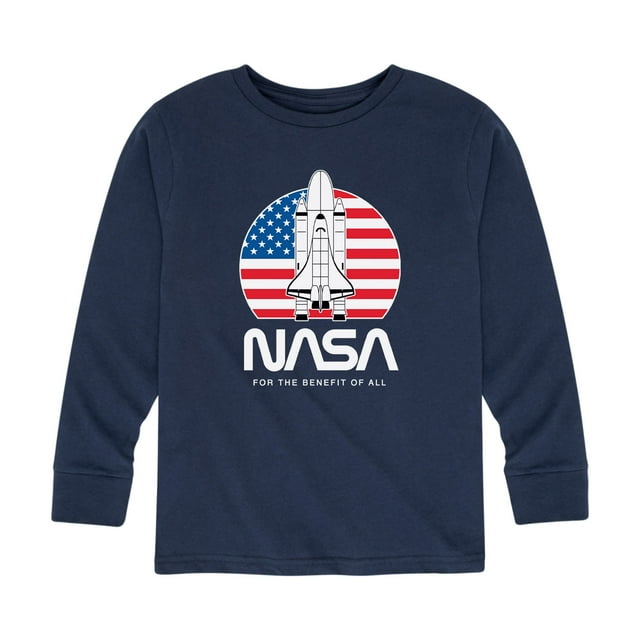 NASA - Space Shuttle Logo - Toddler And Youth Long Sleeve Graphic T ...