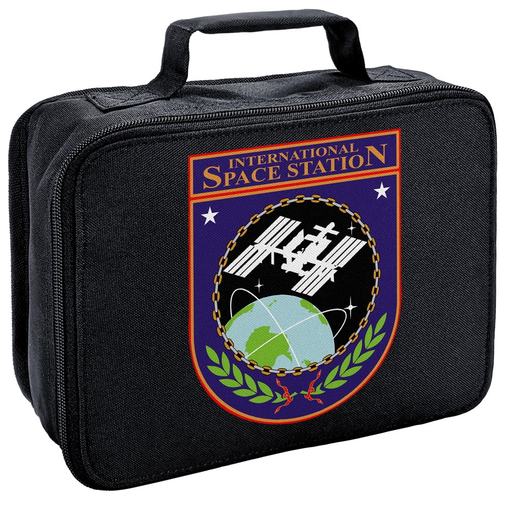 NASA Space Station Patch Insulated Soft Sided Lunch Box - Reusable ...