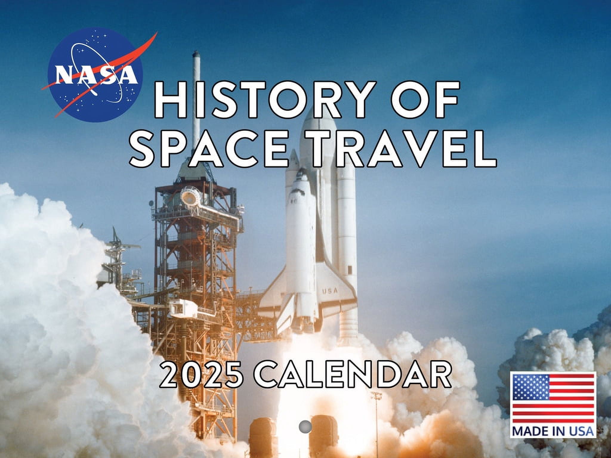 NASA Space Travel Calendar 2025 Monthly Wall Calender 12 Month ...