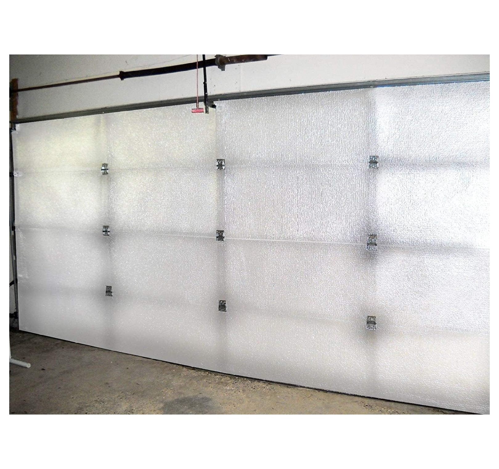 NASA TECH White Reflective Foam 1 Car Garage Door Insulation Kit 9FT ...