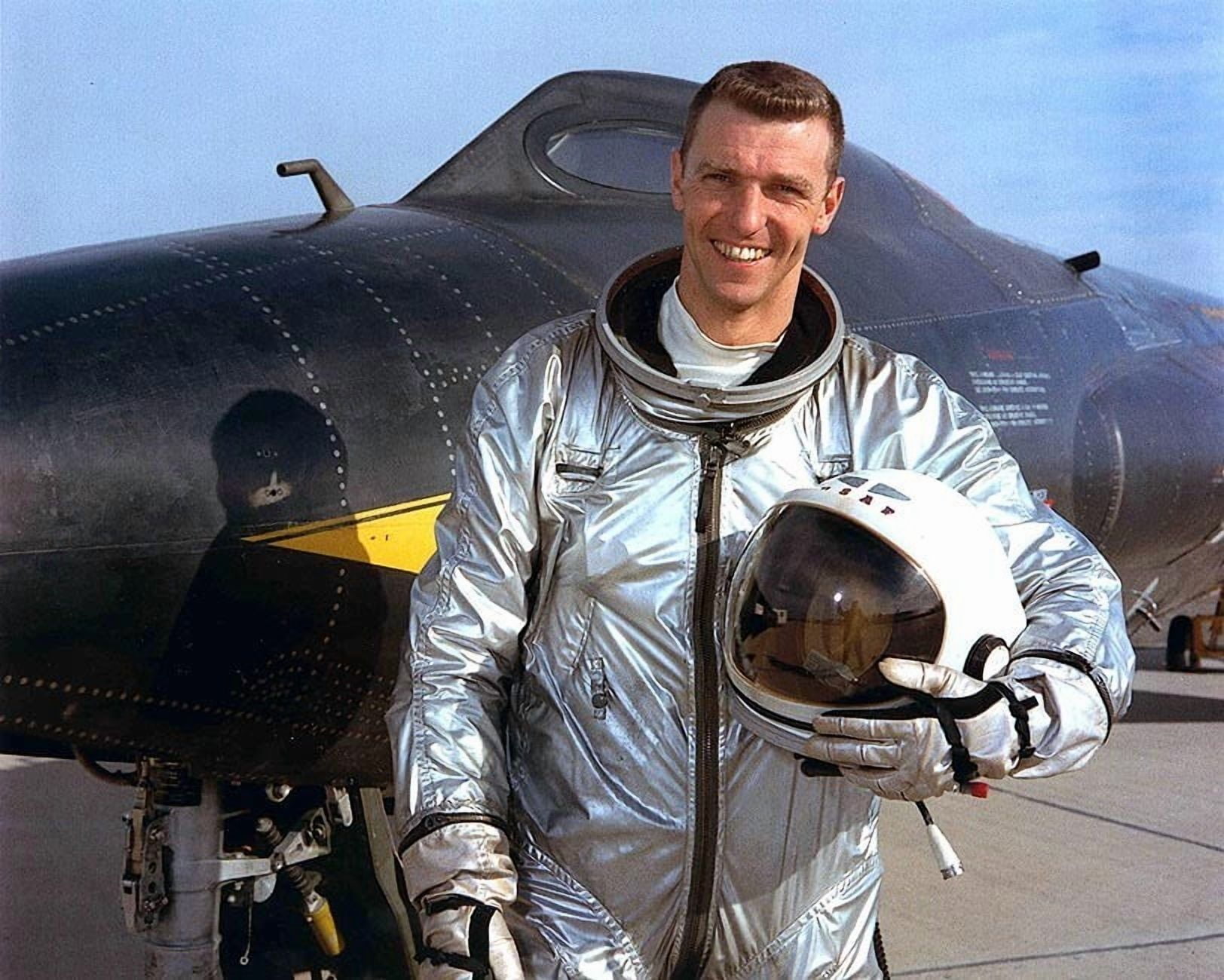 NASA Test Pilot Joe Engle w/ X-15 - 20x30 Inch Glossy Laminated ...