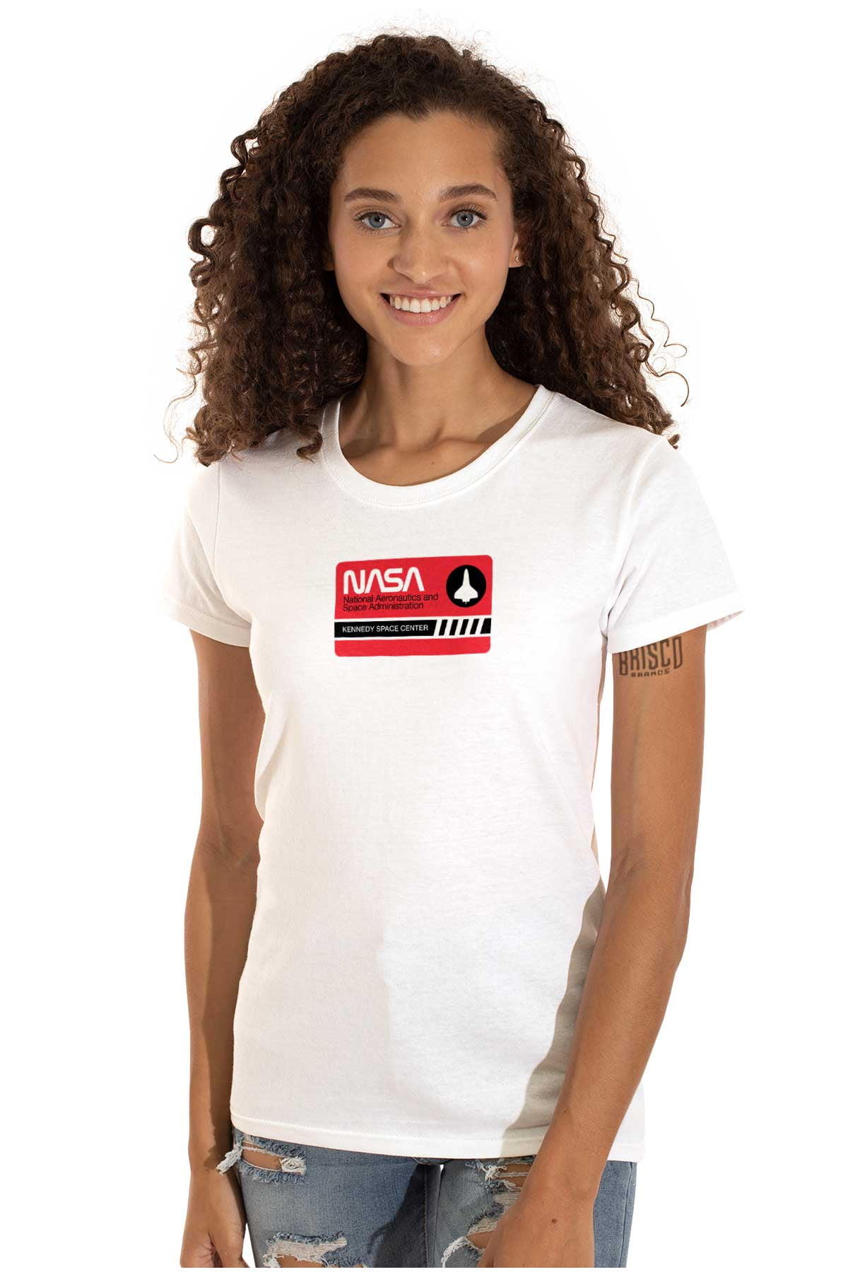 NASA Worm Logo Kennedy Space Center Women's Plus Size Shirt Brisco ...