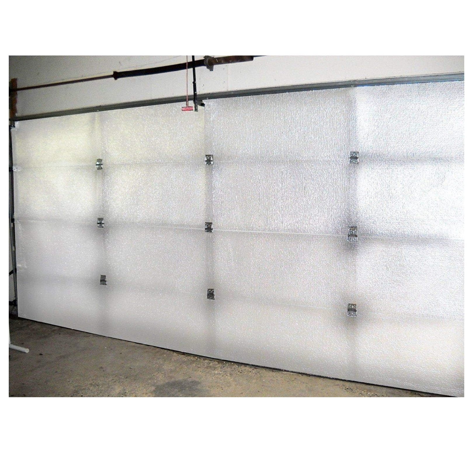 NASATECH White Pre-cut 16 Panel 2 Car Garage Door Insulation Kit ...