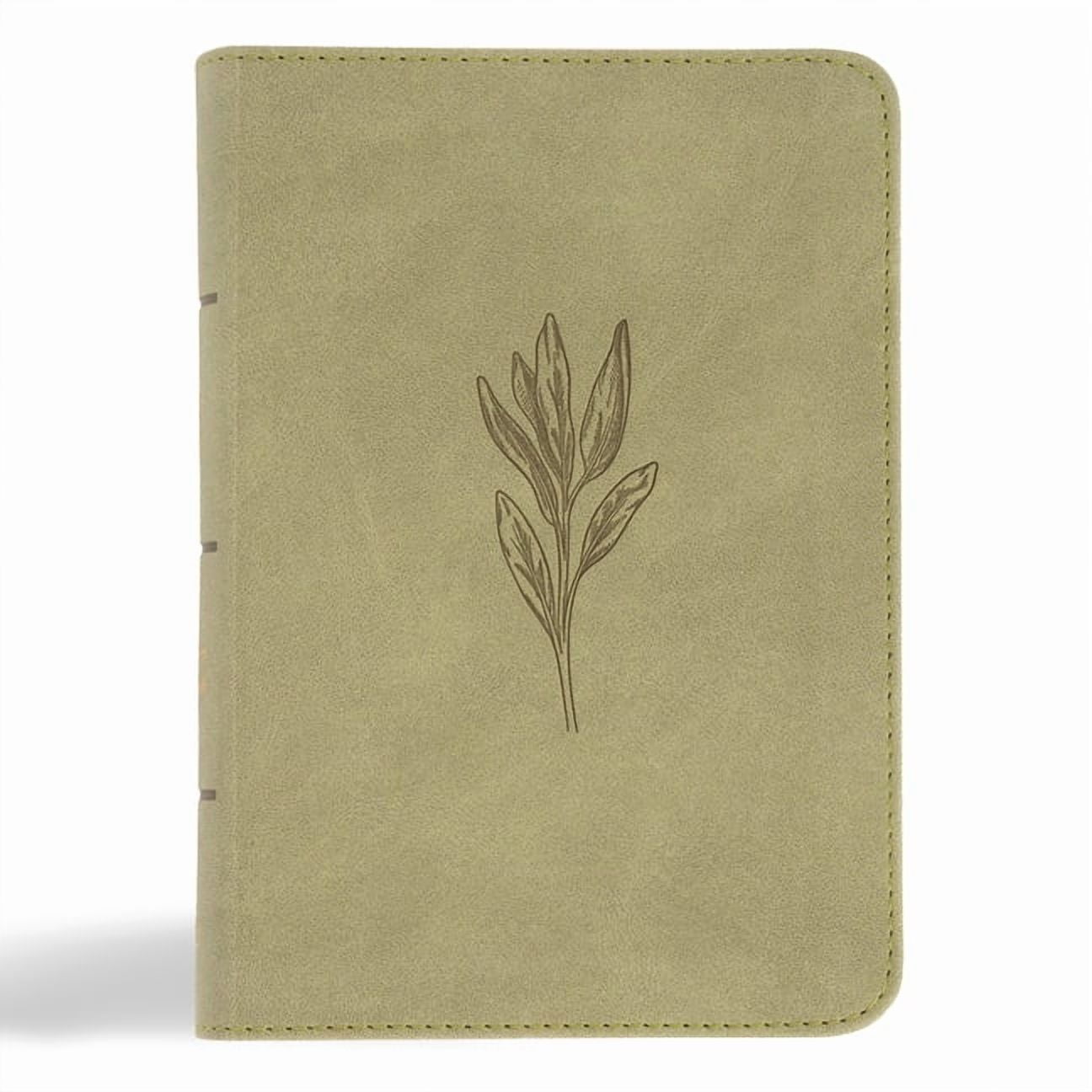 NASB Large Print Compact Reference Bible, Sage Suedesoft Leathertouch ...