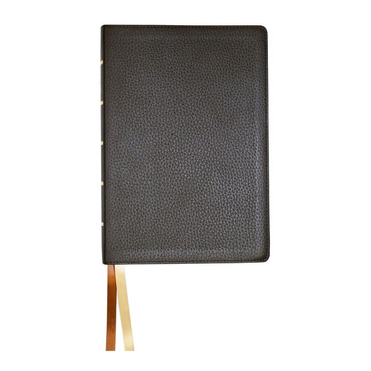 NASB Large Print Wide Margin - Brown Cowhide, (Hardcover) - Walmart ...