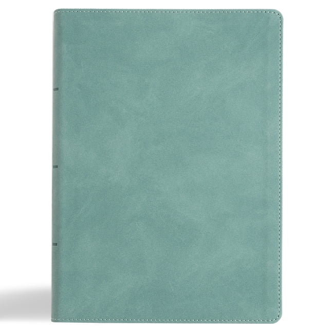 NASB Notetaking Bible, Large Print Edition, Earthen Teal Suedesoft ...