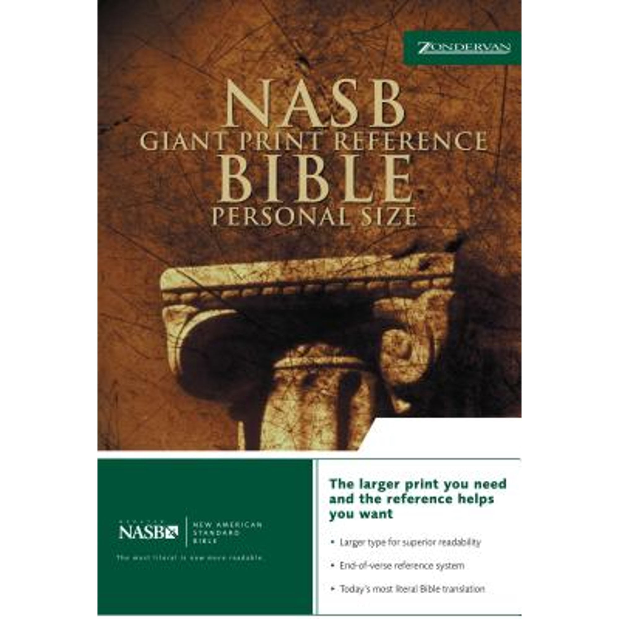 Pre-Owned Giant Print Reference Bible-NASB (Unknown) 0310919134 ...