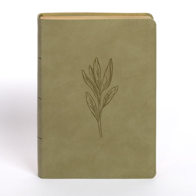 NASB Super Giant Print Reference Bible, Sage Suedesoft Leathertouch ...
