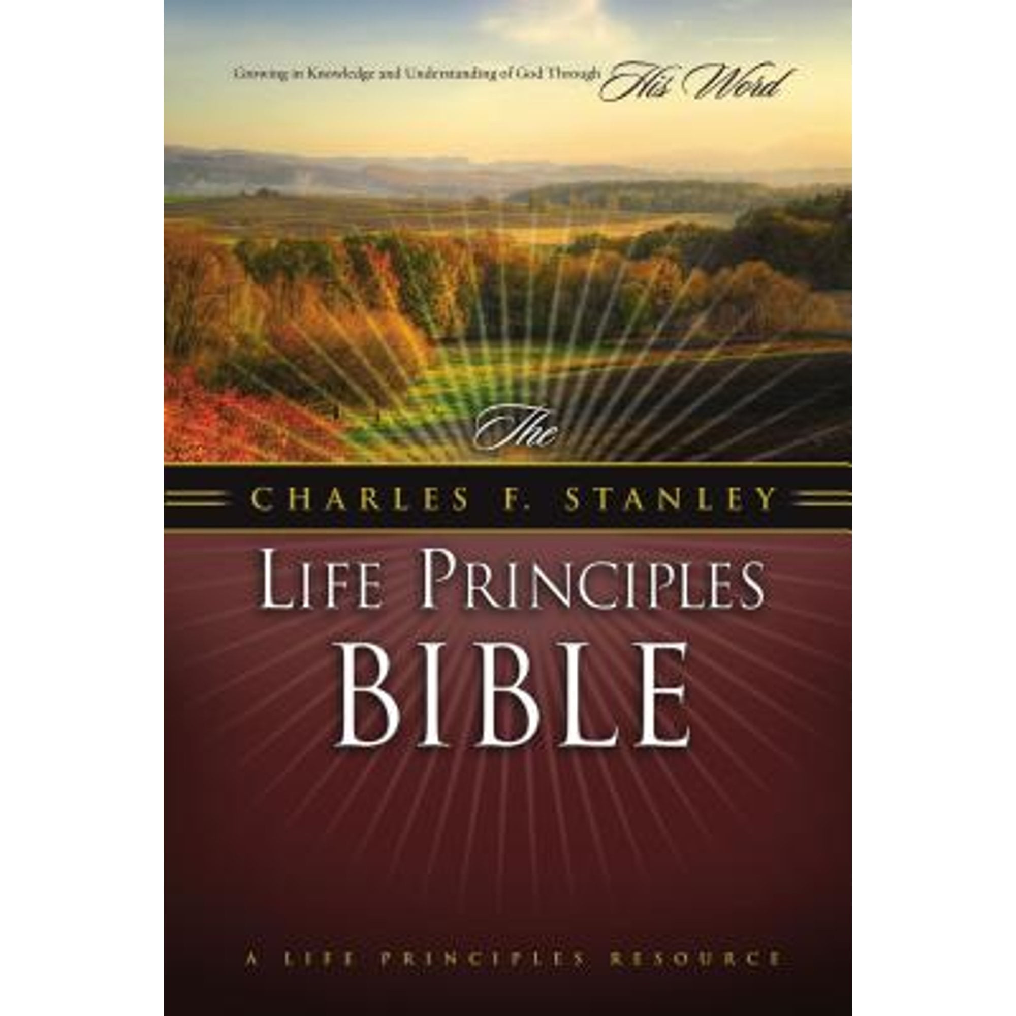 Pre-Owned The Charles F. Stanley Life Principles Bible (Hardcover ...