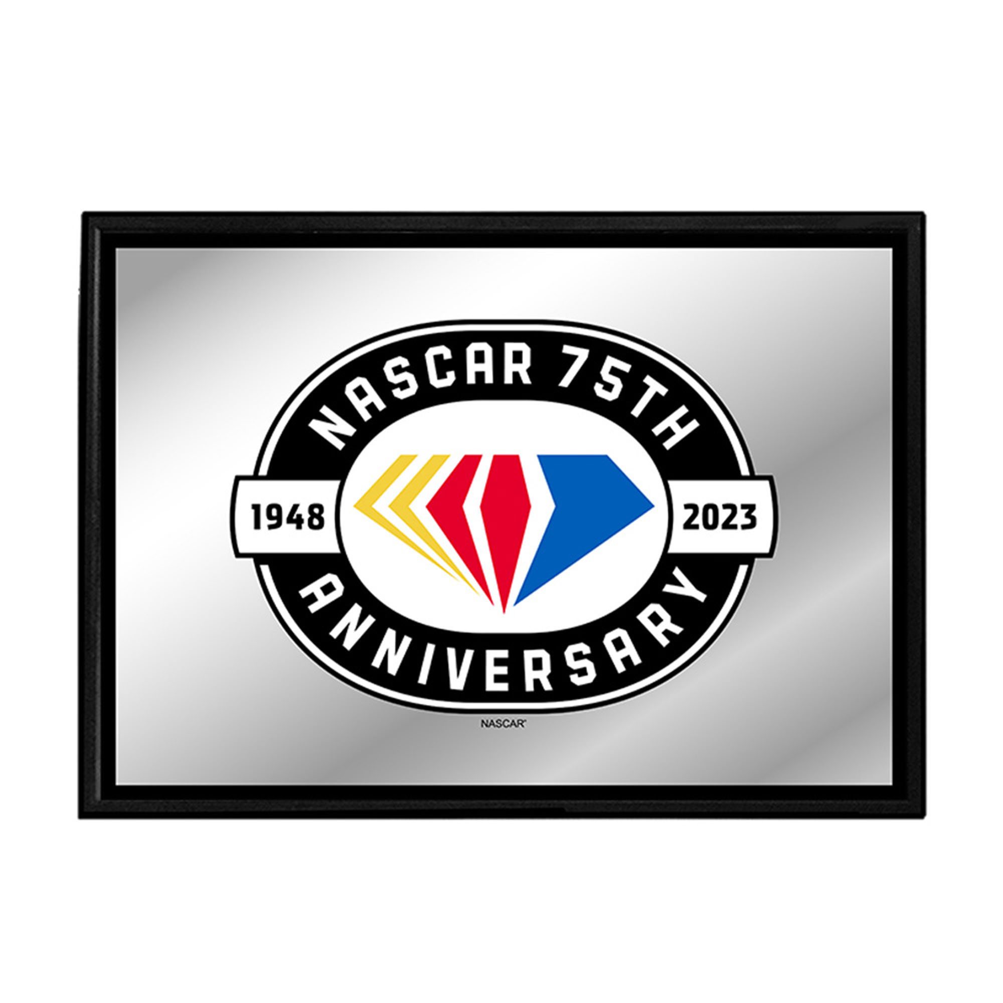 NASCAR 19" x 27" Framed Mirrored Wall Sign - Walmart.com