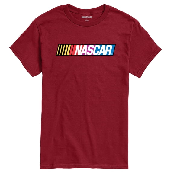 NASCAR Racing Bar Logo Short Sleeve Graphic Cotton T-Shirt Red Official ...