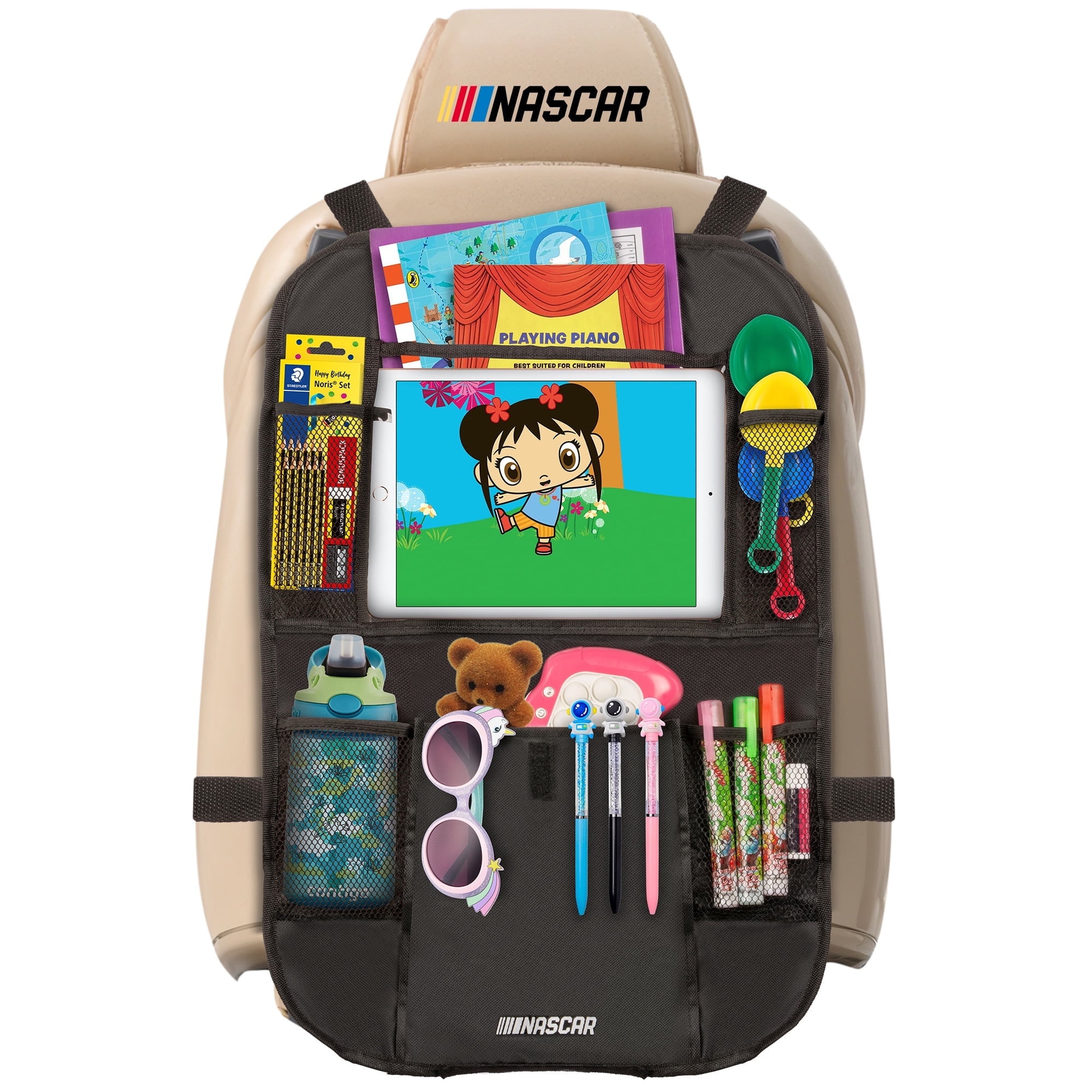 NASCAR Backseat Car Organizer | 6 Storage Pockets, Includes Clear ...