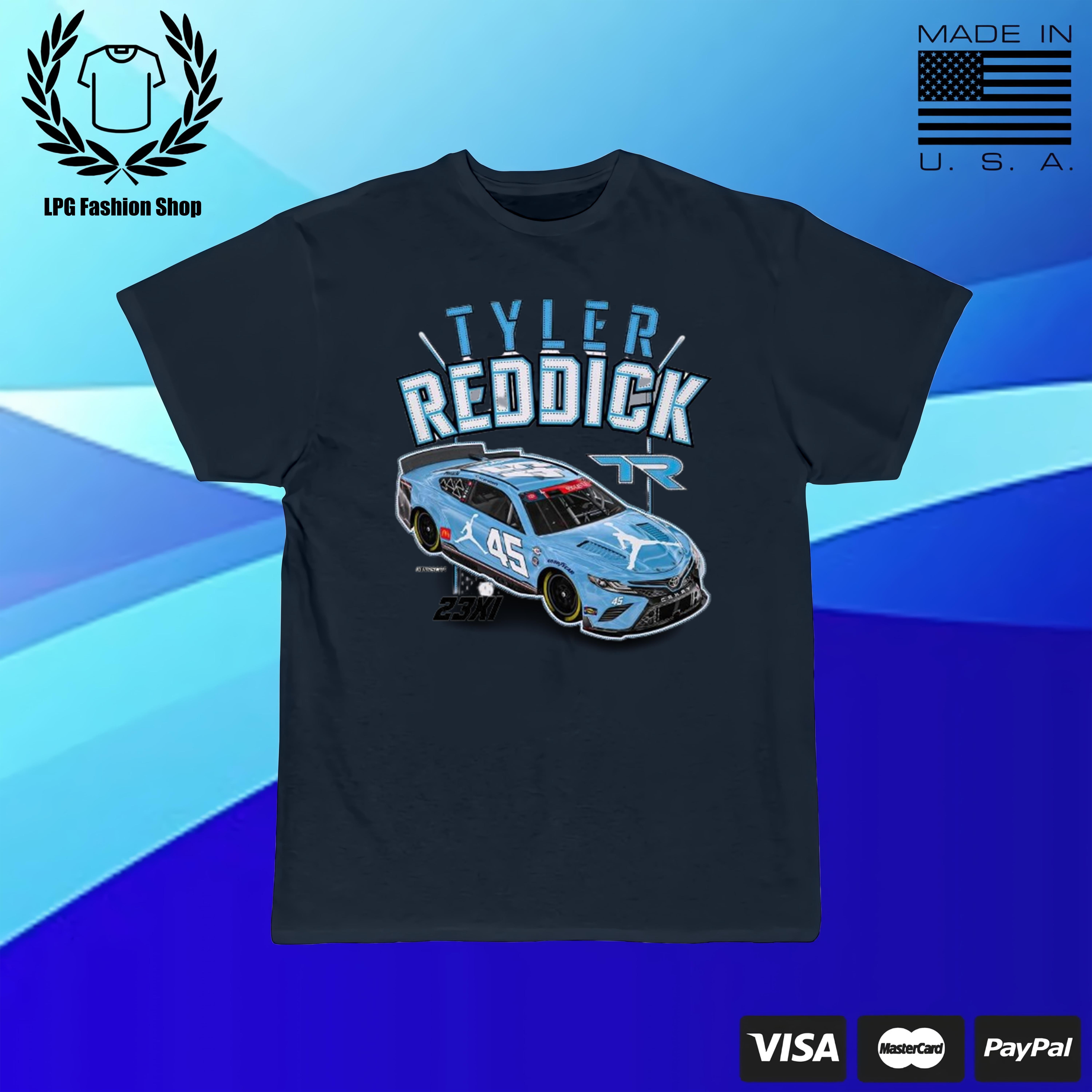 NASCAR Cup Series Tyler Reddick jumpman car Camry XSE triblend T-Shirt ...