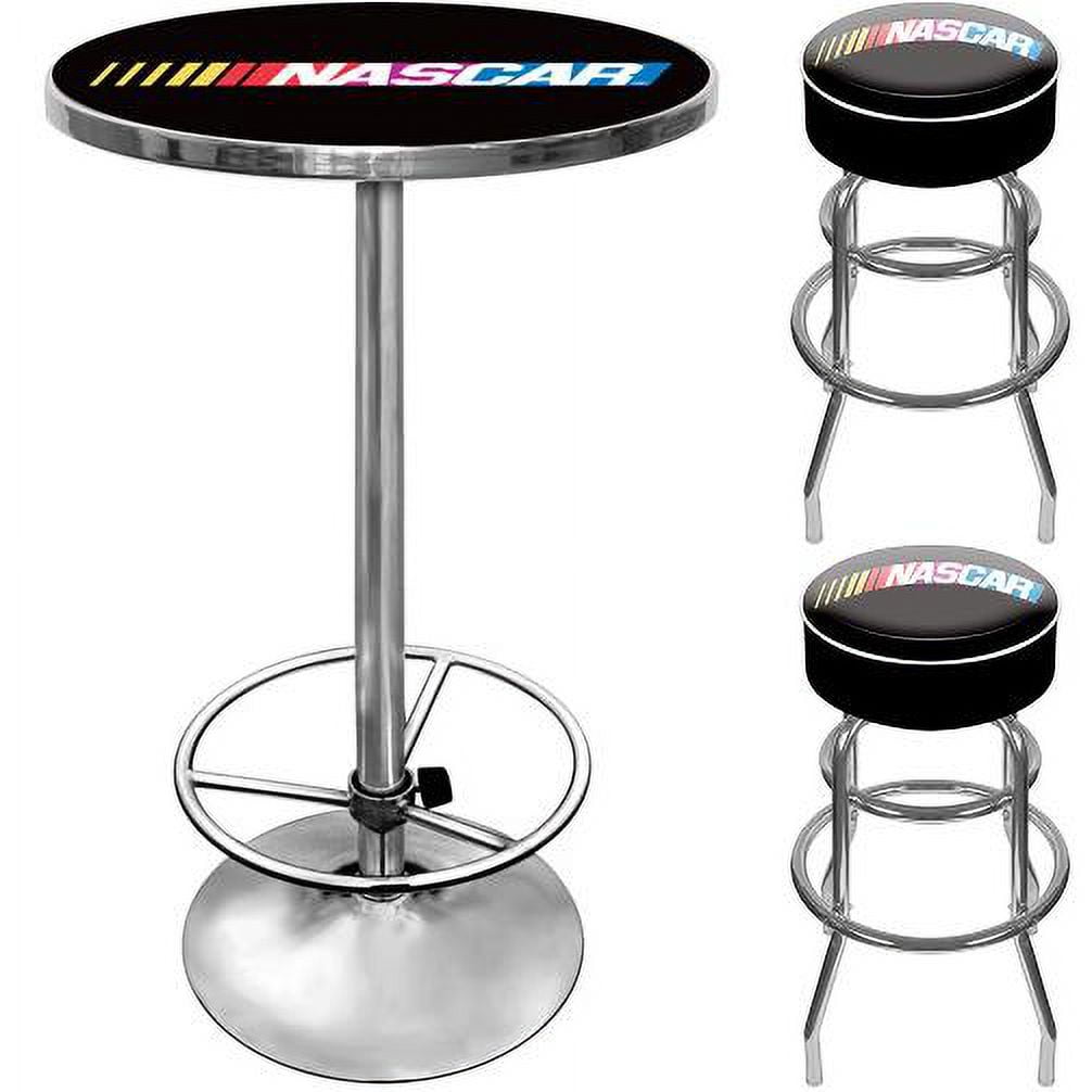 Free Shipping! NASCAR Gameroom Combo - 2 Padded Swivel Bar Stools and ...