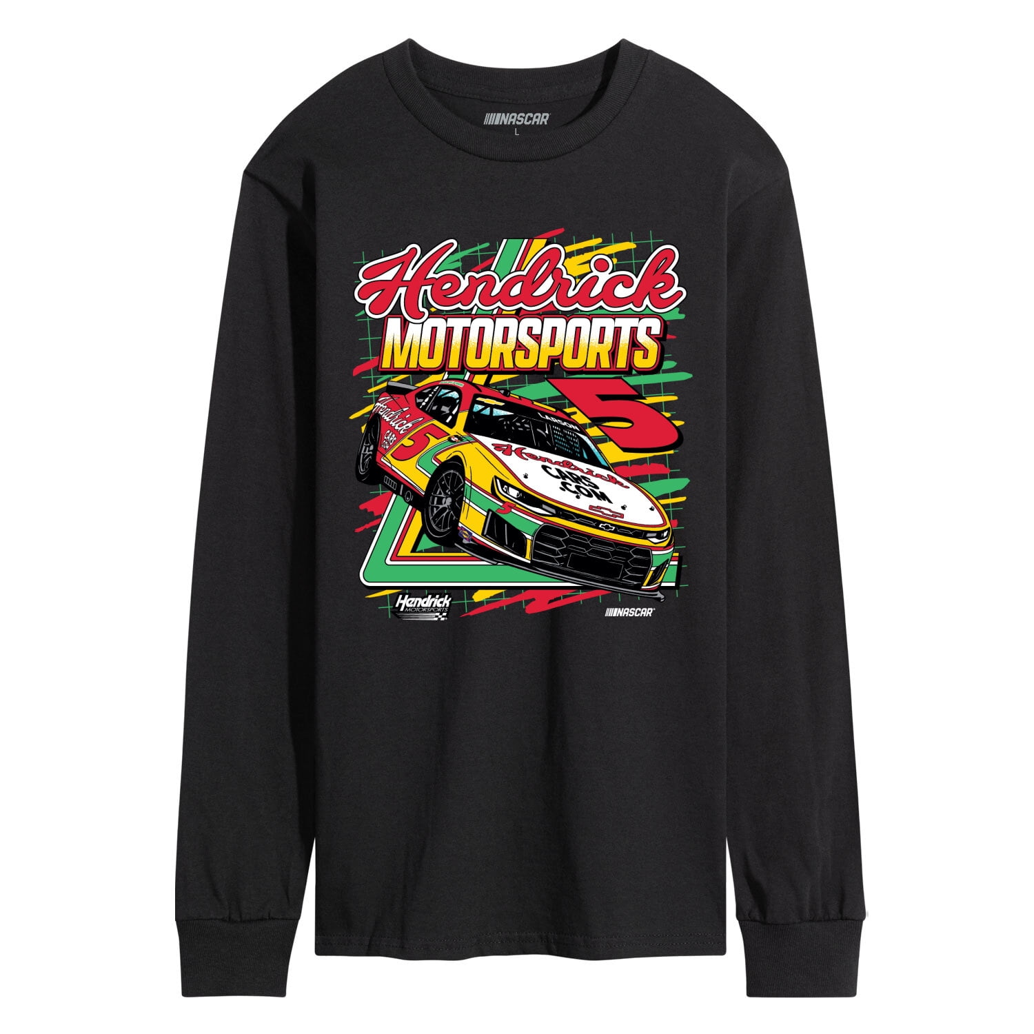NASCAR - Hendrick Motorsports No. 5 Stock Car - Adult Long Sleeve Tee ...