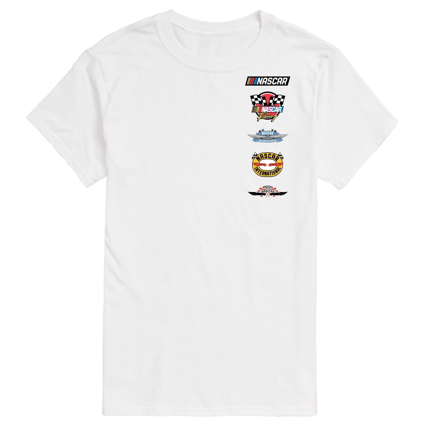 NASCAR - Historical Logos Stacked - Men's Short Sleeve Graphic T-Shirt ...