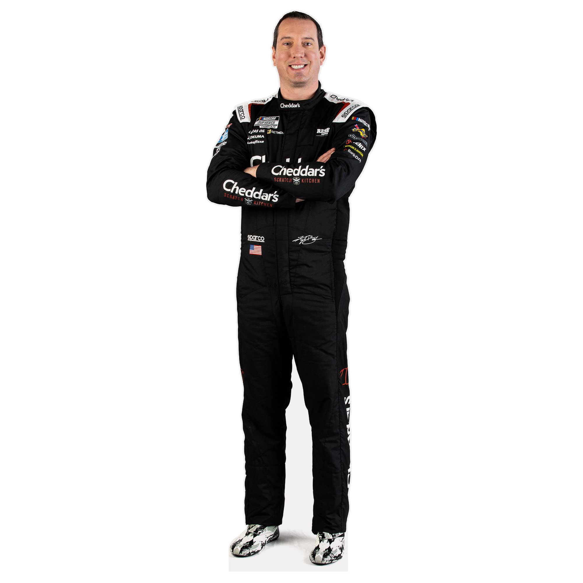 NASCAR Kyle Busch Life-Size Cardboard Cutout - Walmart.com