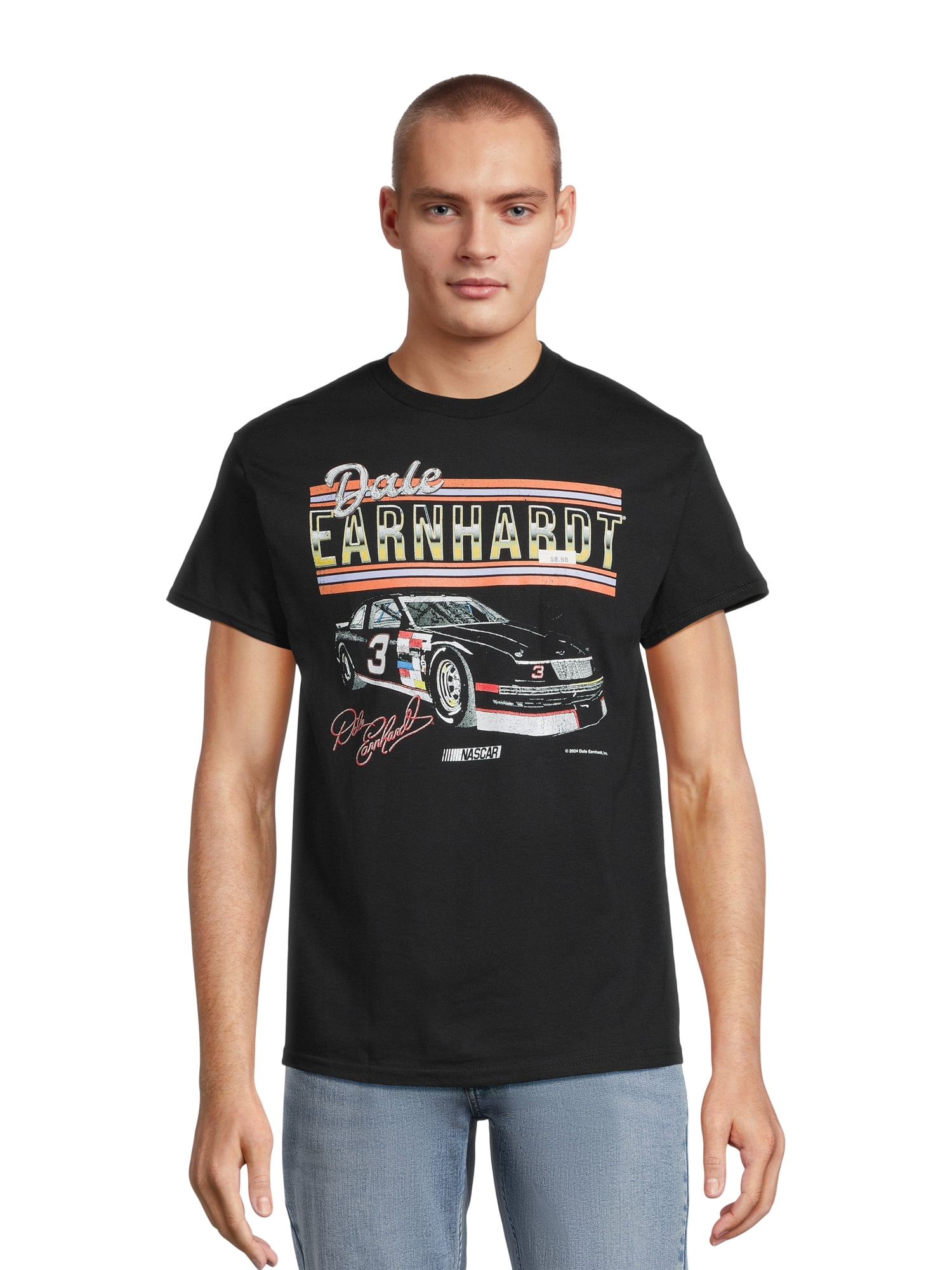 NASCAR Dale Earnhardt Tee - Cotton Short Sleeve Shirt - Walmart.com