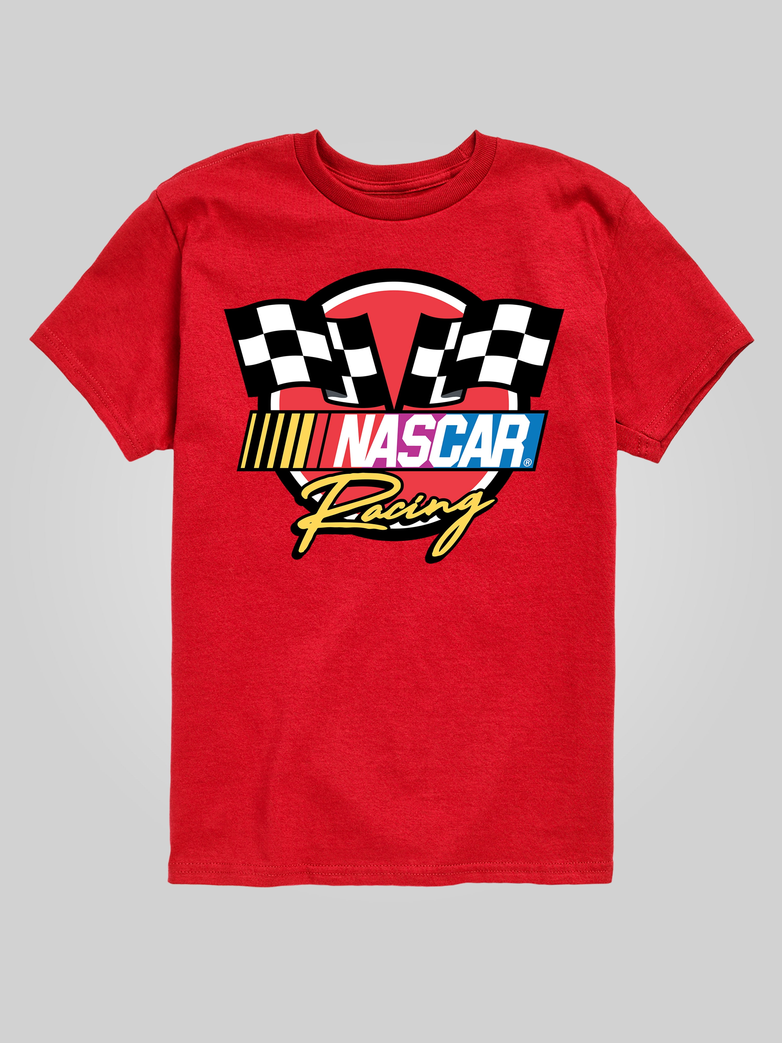 NASCAR - Racing Logo - Kids Youth Short Sleeve Graphic T-Shirt ...
