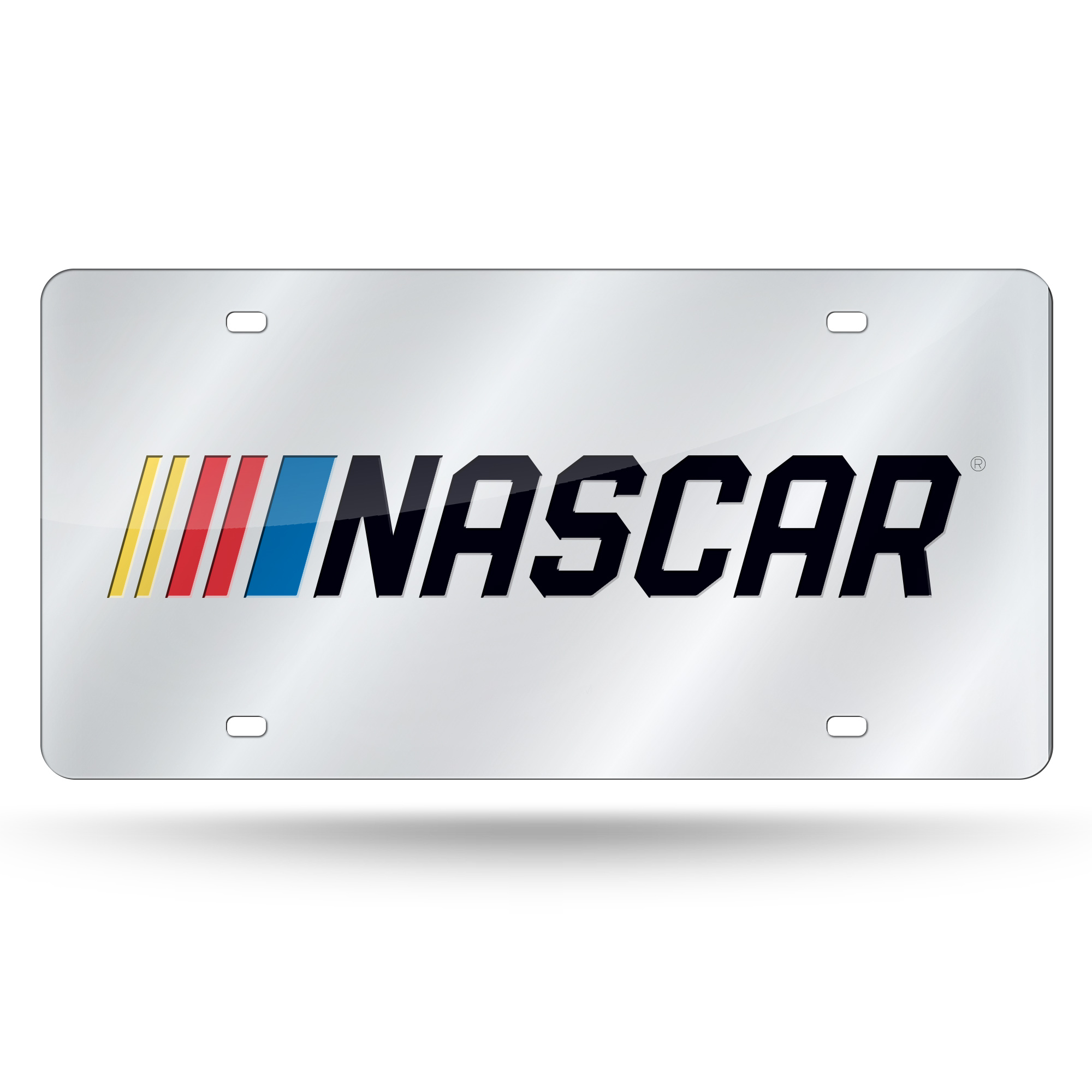 NASCAR Standard 12" x 6" Silver Laser Cut Tag For Car/Truck/SUV ...