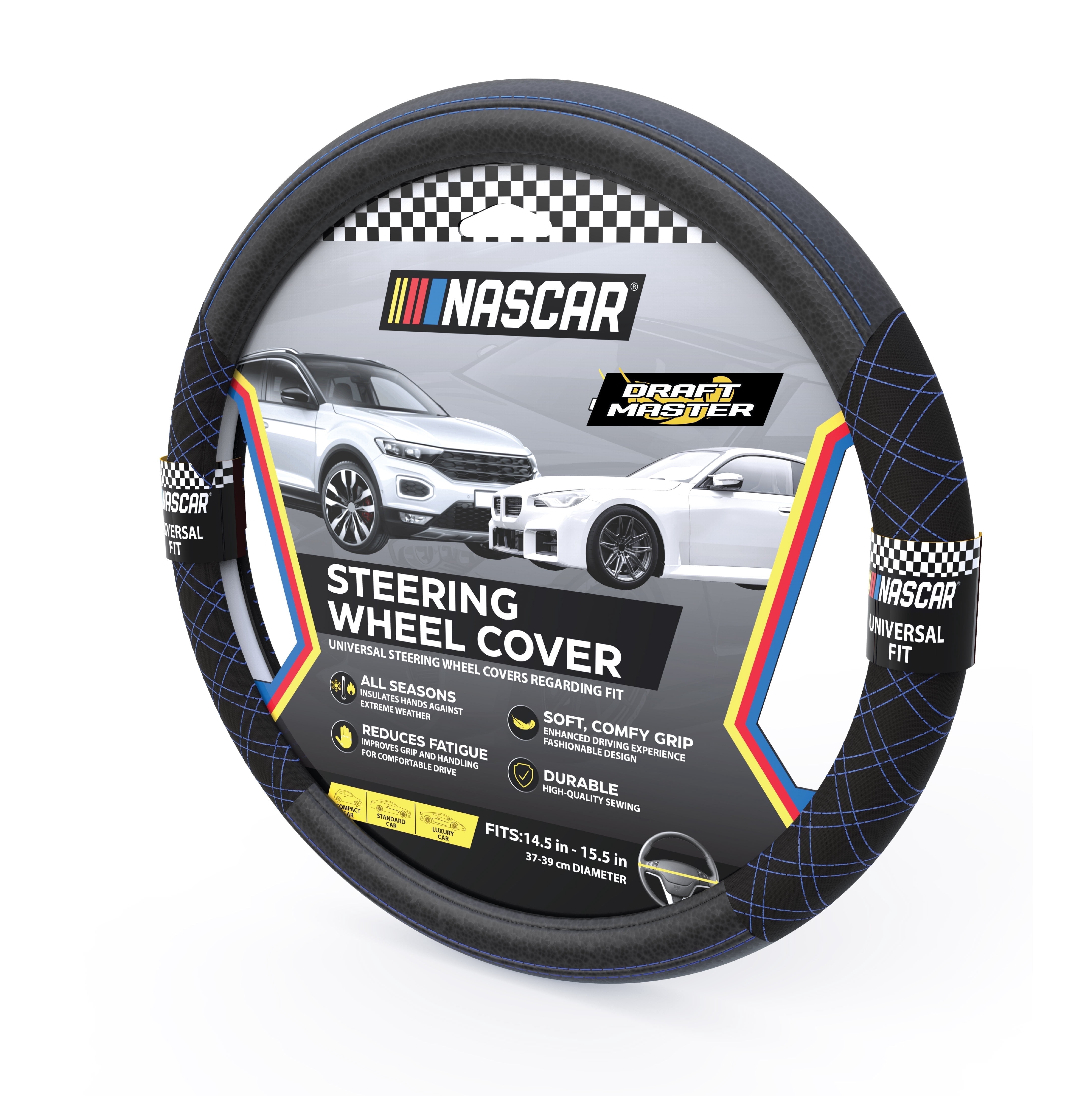 NASCAR Steering Wheel Cover | Enhanced Grip & Comfort | Universal Fit ...