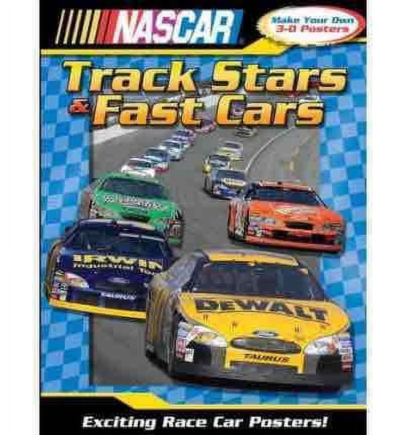 NASCAR Track Stars & Fast Cars: Exciting Race Car Action Posters! with ...