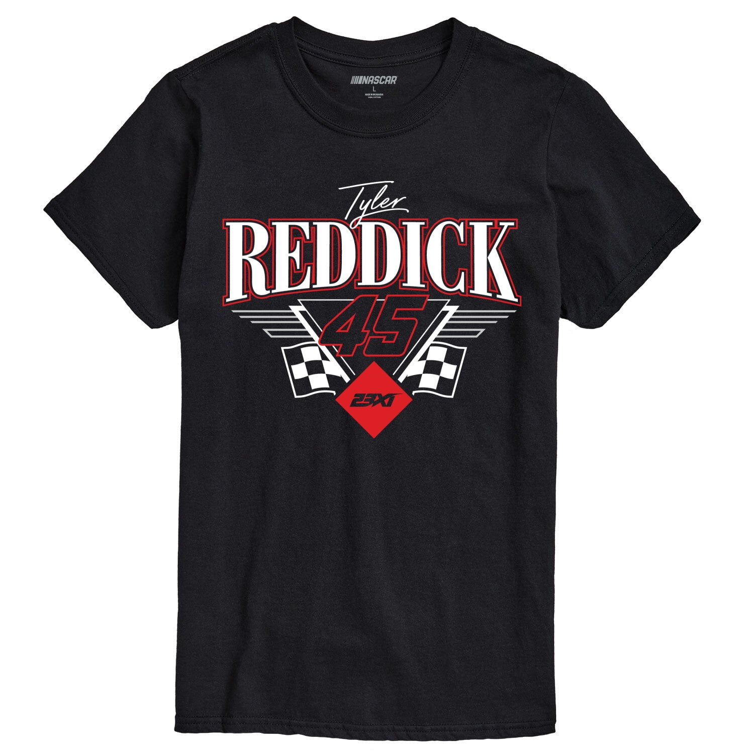 NASCAR - Tyler Reddick Triangle Wings - Men's Short Sleeve Graphic T-Shirt - Walmart.com